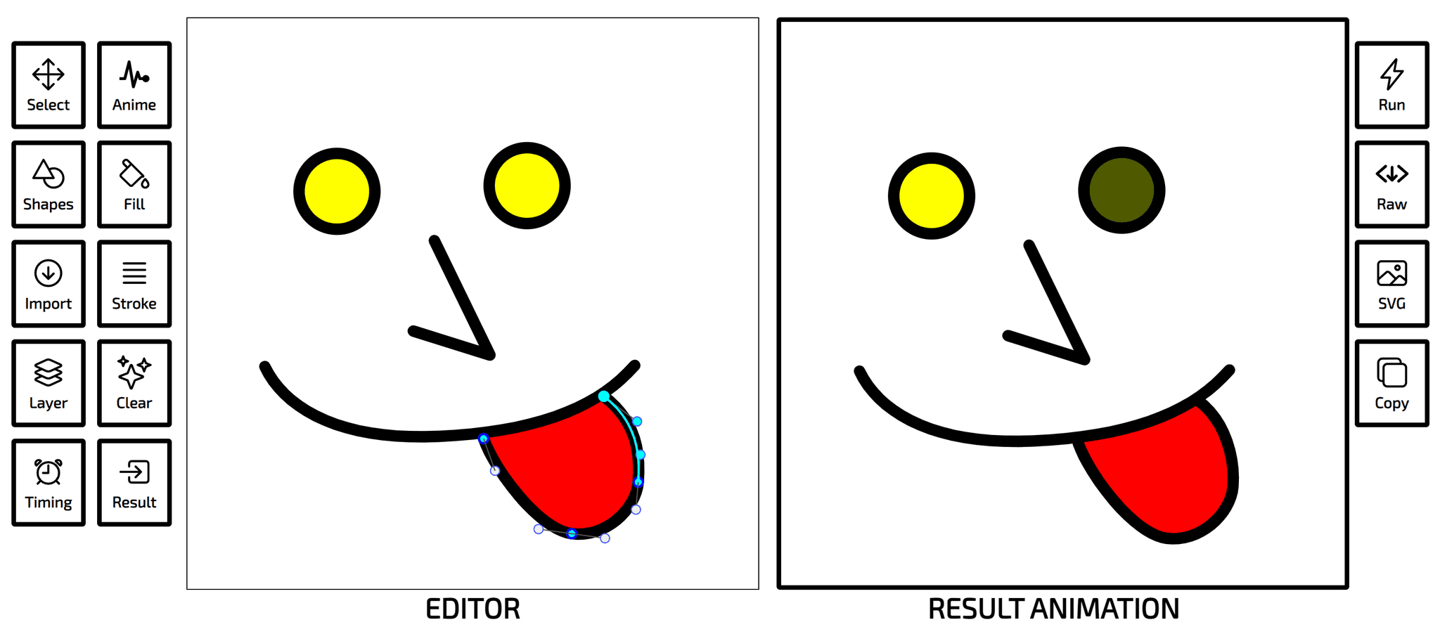 SVG animation generator