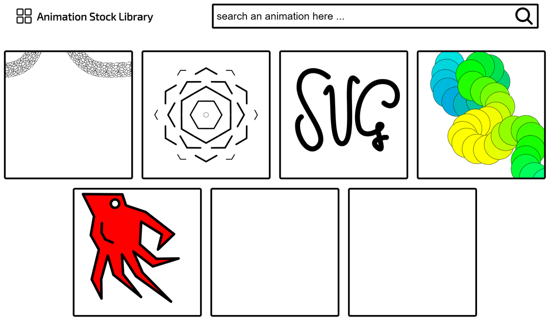 SVG animation generator